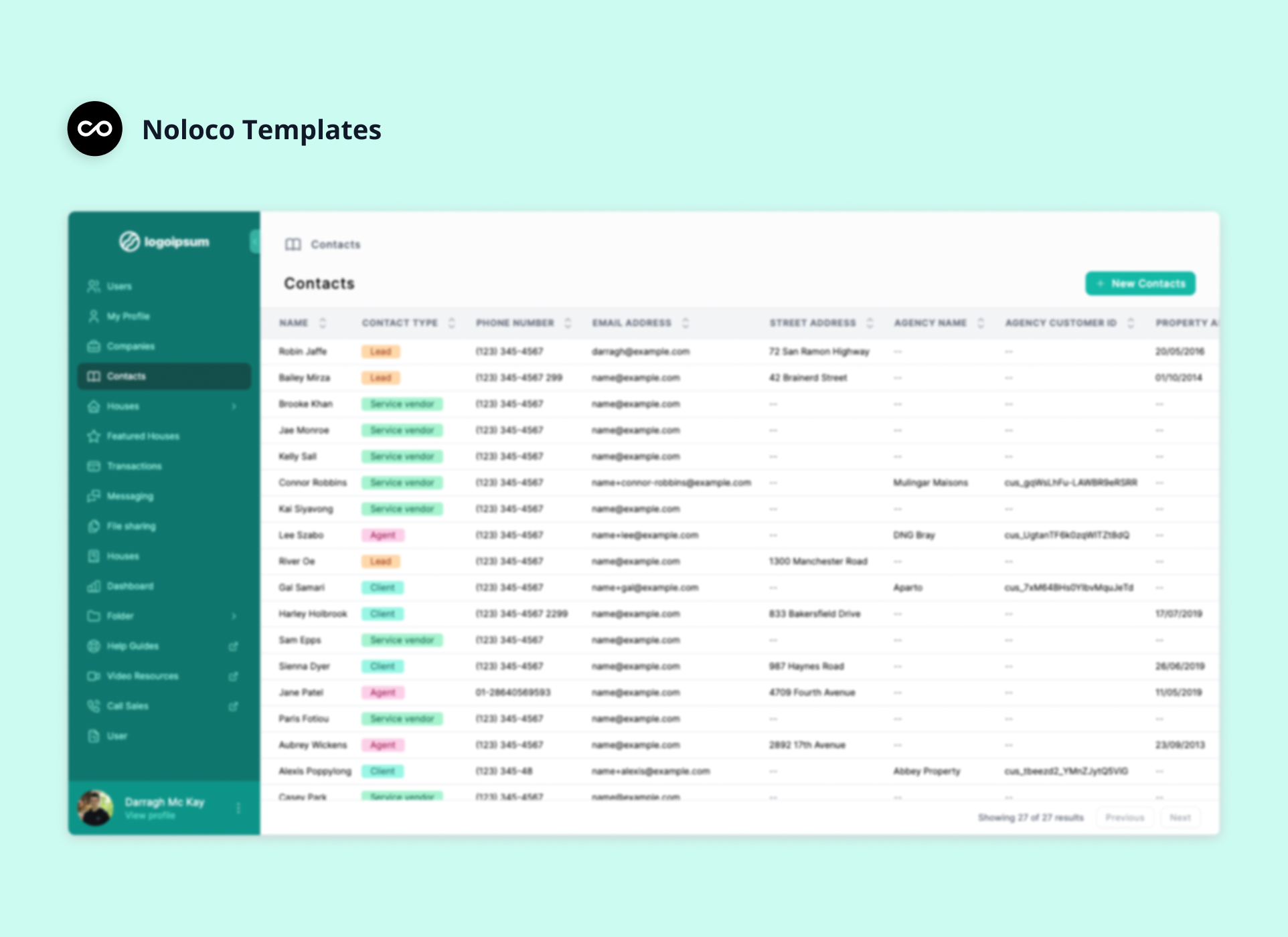 Client Portal - Build a custom client portal with Noloco